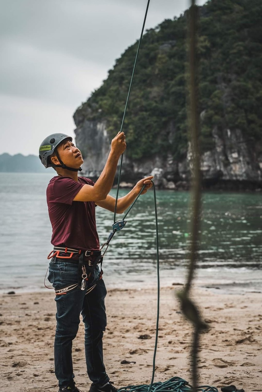 Half Day Top rope/Lead Climbing on Moody Beach